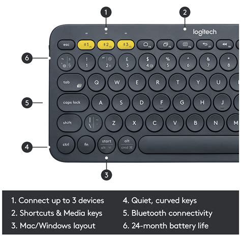 Buy Logitech K380 Bluetooth 3 0 Wireless Keyboard With Multi Device