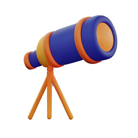 Telescope 3d Rendering Icon Illustration 29433416 Png