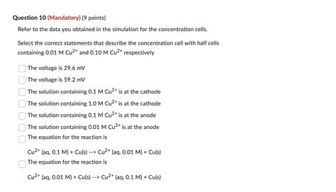 Solved Question 10 Mandatory 9 ﻿pointsrefer To ﻿the Data