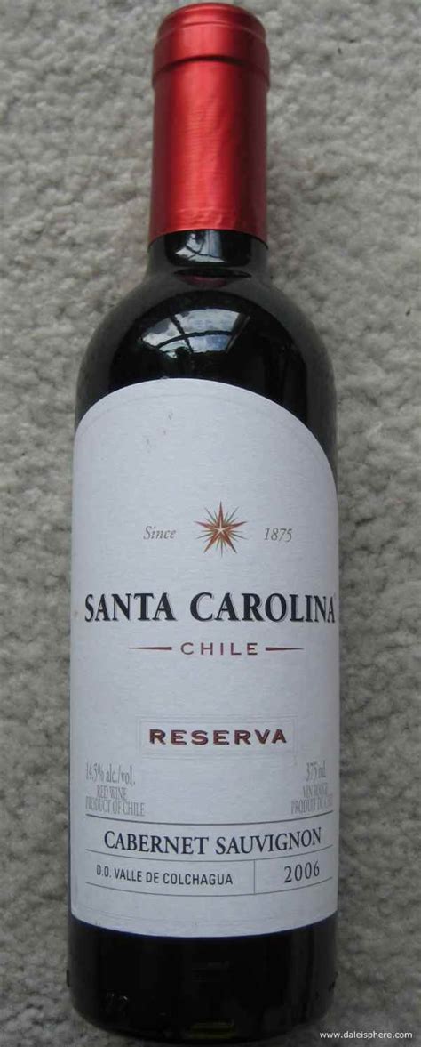 Santa Carolina Cabernet Sauvignon Reserva Ml Daleisphere