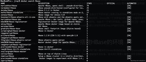 使用docker部署hbase并使用java Api连接docket容器中的hbase 如何使用java访问 Csdn博客