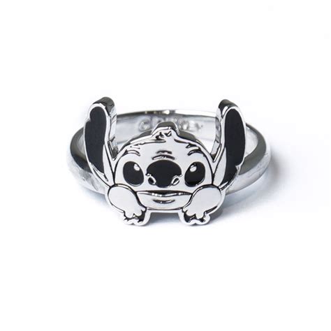 Disney Lilo And Stitch Stitch Face Ring L Xl Clothing Zing Pop Culture