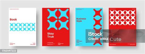 Desain Sampul Buku Modern Tata Letak Spanduk Geometris Template Laporan
