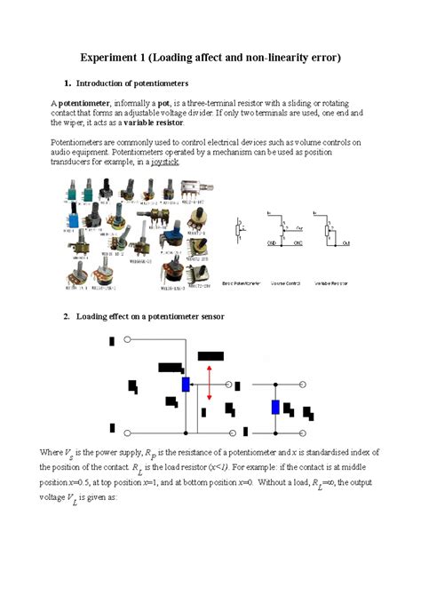 Non Linearity Error M05 2016 Experiment 1 Loading Affect And Non