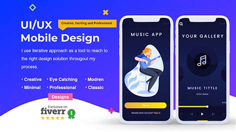 Create Best Mobile App Ux Ui Design By Magicomi Fiverr