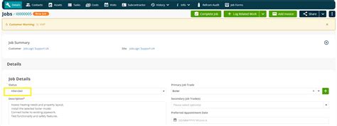 Job Statuses