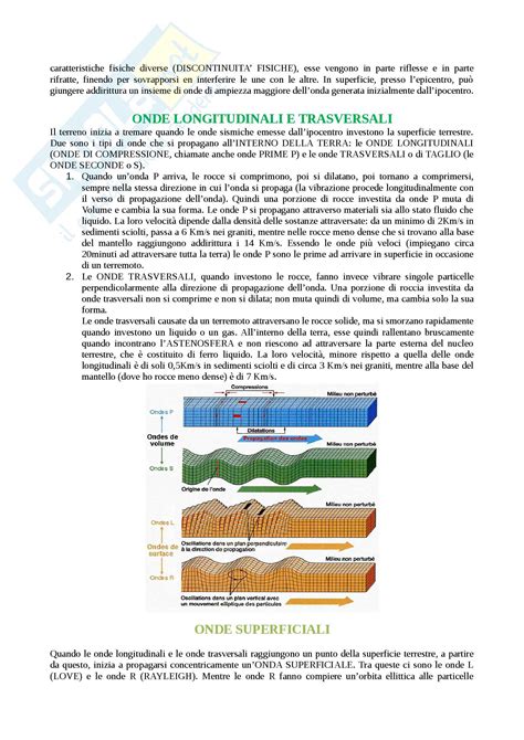 Lezioni Appunti Di Scienze Della Terra