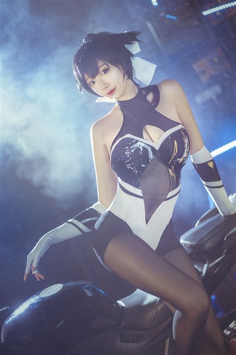 碧蓝航线 高雄赛车cosplay 次元岛