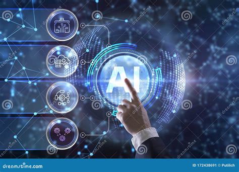 Ai Learning And Artificial Intelligence Concept Business Modern