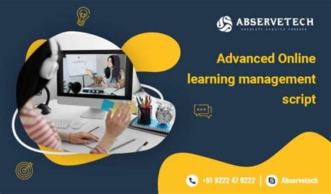 advanced online learning management script abservetech clone
