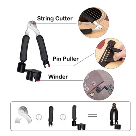 Комплект от 75 аксесоара за китара Wepzsxo Силикон месинг Многоцветен Emag Bg