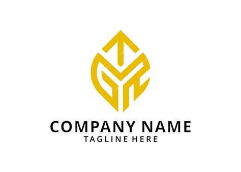 Premium Vector Creative Initial Letter Tgrrgt Leaf Logo Icon Design