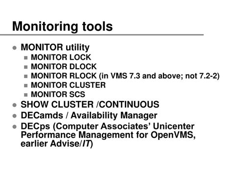 Ppt Openvms Distributed Lock Manager Performance Powerpoint