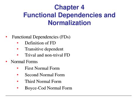 Solution Database Chapter Functional Dependencies And