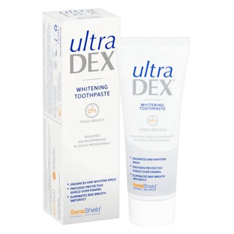 Ultradex Recalcifying And Whitening Toothpaste 75ml Pack 2 Uk