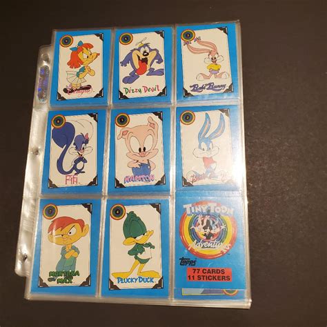 Vintage Lot Of 79 1991 Tiny Toons By Warner Bros Trading Cards