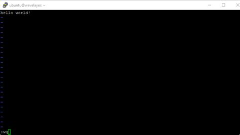 How To Create A File In Linux Terminal Wave Layer Blog