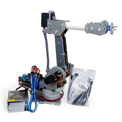 ABB CNC Six Axis Industrial Robot Arm Model DOF PVC Robot Bracket High Torque Servos RC