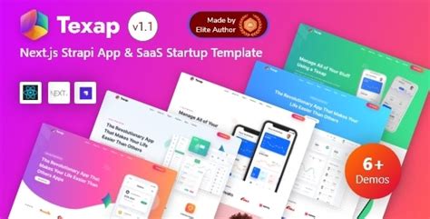 Texap V10 Nextjs Strapi App And Saas Startup Template