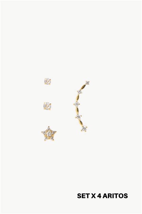 Set De Aros Tiny Stars