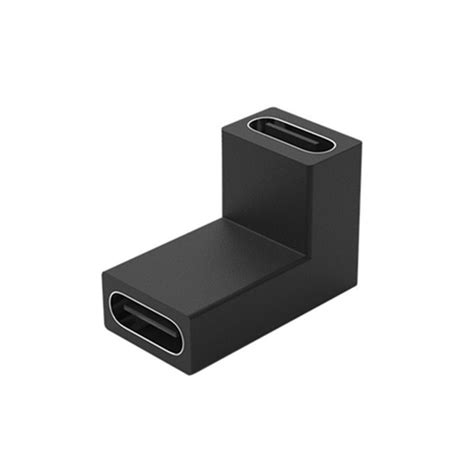 Переходник Usb C типа папа мама на 90 градусов вправо влево и вверх