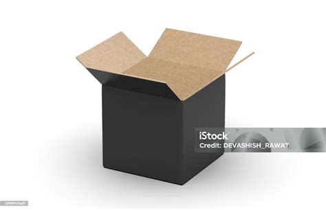 Blank Heavyduty Medium Open Packaging Box For Mock Up And Branding