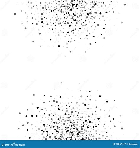 Dense Black Dots Vector Illustration 107275308