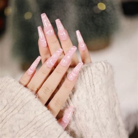 Tool Artificial Nail Tips Fake Nails Wearable Christmas Coffin False