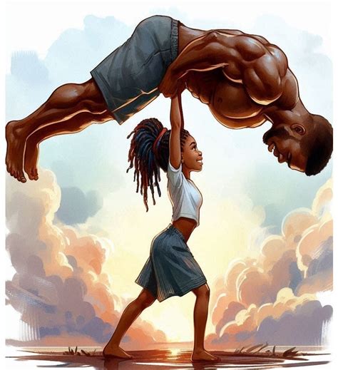Little Daughter Lifts Her Daddy Overhead By Girlbasing On Deviantart