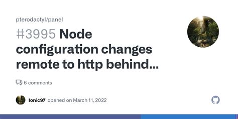 Node Configuration Changes Remote To Behind Reverse Proxy With Ssl Termination Issue