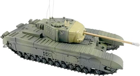 Triumph Model Trfm72001 172 第二次世界大戰英國陸軍 A43 黑王子步兵坦克樹脂套組成色