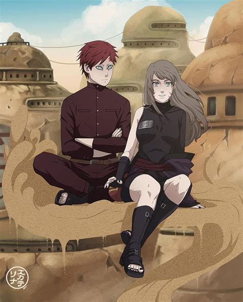 Commission Gaara And Michiru By Lala Mot On Deviantart Gaara