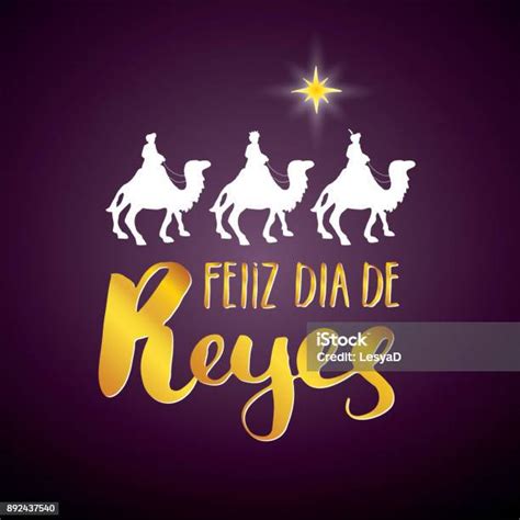 펠리 스 디 아 드 레 예 스 킹스 붓글씨 레터링의 행복 한 하루 인쇄 상의 인사 디자인입니다 휴일 인사말에 대 한 서 예 글자입니다 손으로 그린 글자 텍스트 벡터 일러스트