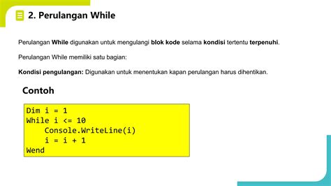 Looping Perulangan Pemograman Dasar Pptx