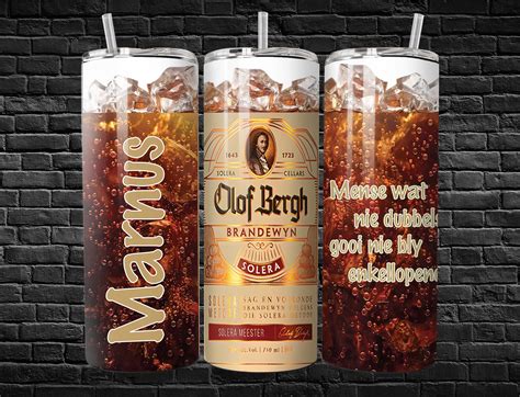 Olof Bergh Brandy 20oz Tumbler Wrap Etsy