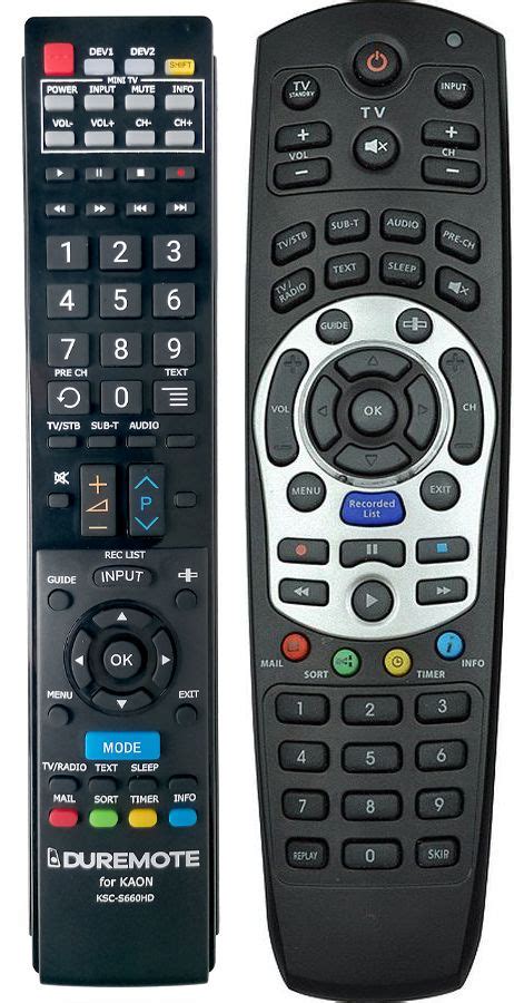 Kaon Ksc S660hd Pvr Kcf B3000hco Tv Control Mini Tv Remote