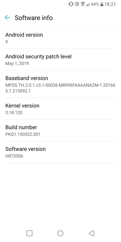 Android Pie H873 R Lgg6