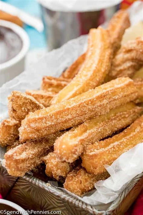 Easy Homemade Churros Spend With Pennies Makanan Coklat Moodboard