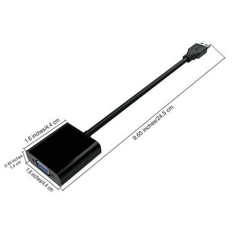 Usb 30 To Vga Converter Adapter Multi Display External Video Graphic