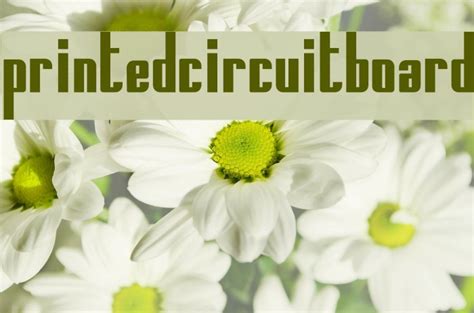 PrintedCircuitBoard Font FFonts Net