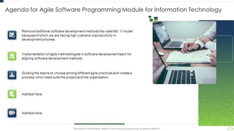 Agenda For Agile Software Programming Module For Information Technology