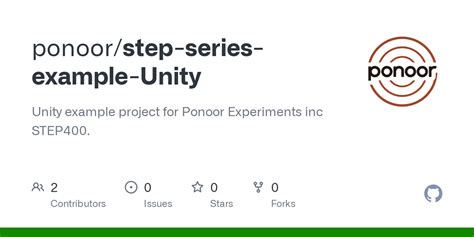Github Ponoorstep Series Example Unity Unity Example Project For