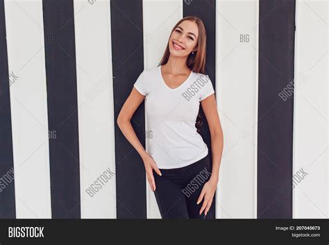 Woman Big Breast White Image And Photo Free Trial Bigstock