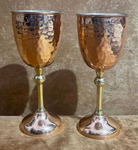 Copper Wine Glass Set At Rs 670set Copper Glass Set In New Delhi
