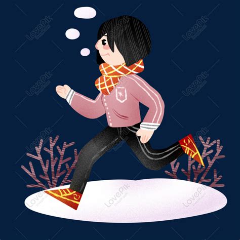 그림을 실행하는 어린 소녀 Png 일러스트 무료 다운로드 Lovepik