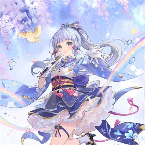 原神小仙女神里绫华（ayaka Kamisato）头像图片，一起看看吧 Bobopic