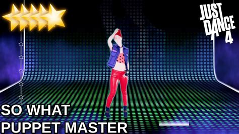 Just Dance So What Puppet Master Mode Youtube
