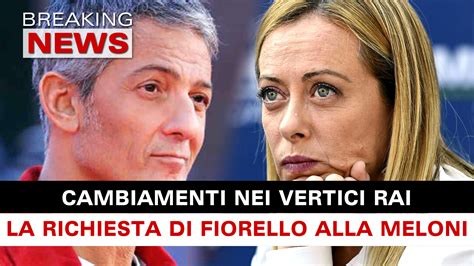 LAppello Di Fiorello A Giorgia Meloni Manda Via Tutti Dalla Rai Ma