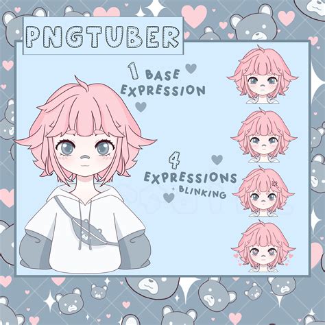 Chibi Style Pngtuber Base Chibi Kawaii Cute Pngtuber Vtuber 51 Off