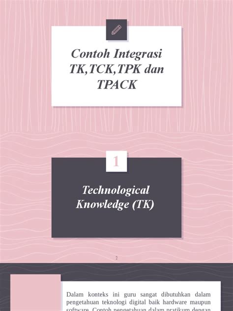 Hikmah Contoh Tk Tck Tpk Tpack Pdf